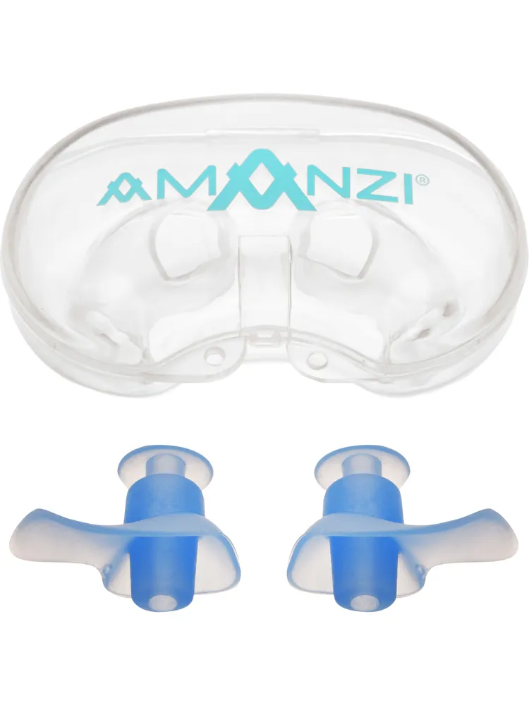 AMANZI Moulded Ear Plugs - Sky