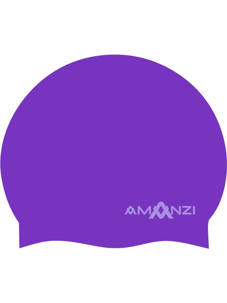 AMANZI Signature Purple Swim Cap