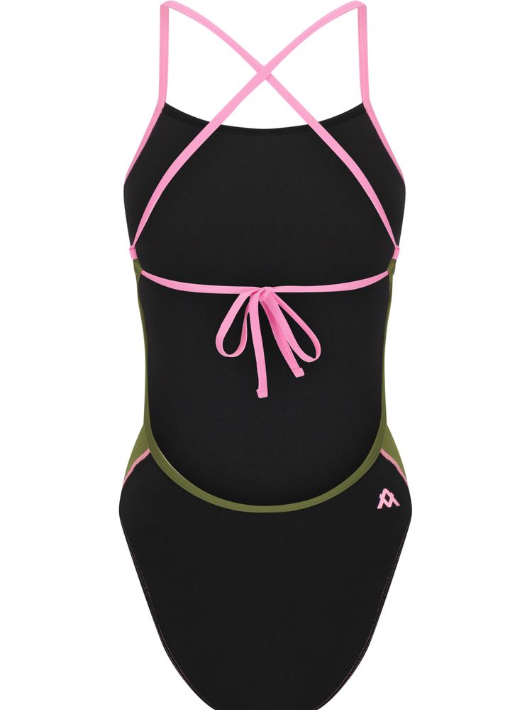 AMANZI Tie Back One Piece - Desert Blush