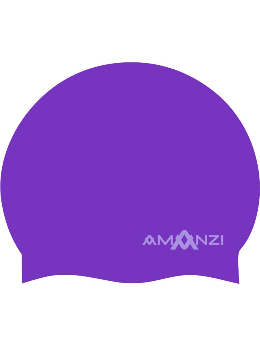 AMANZI Signature Purple Swim Cap