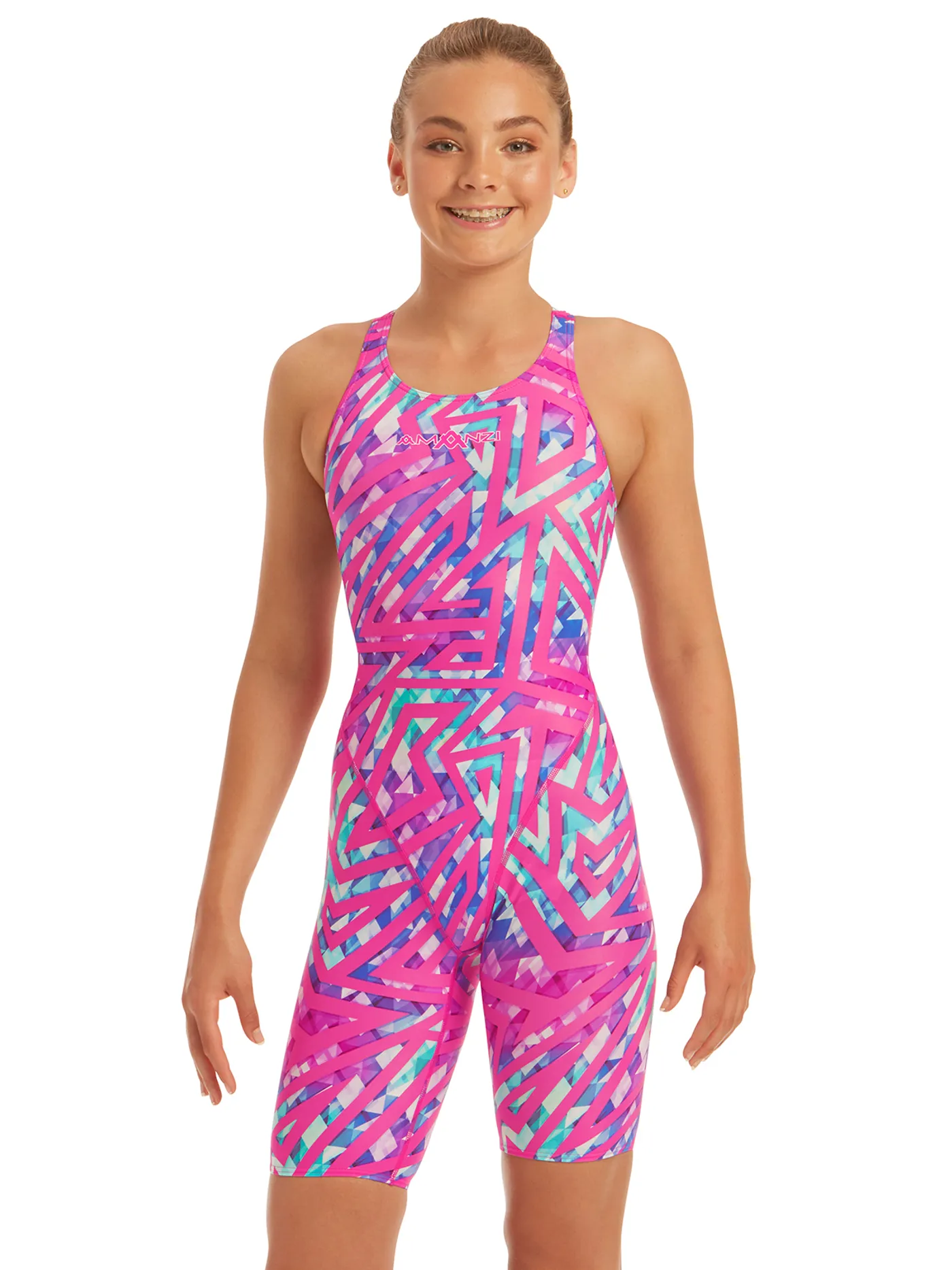AMANZI Girls Pixie Pixels Kneelength | AMANZI Swimwear